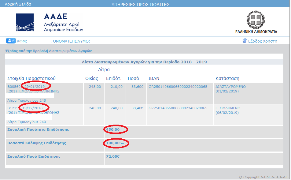 Έλεγχος πληρωμής Πετρελαίου Θέρμανσης - taxproperty.gr